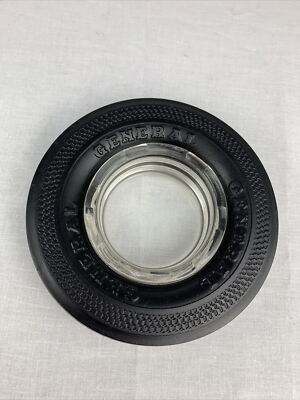 Vintage GENERAL TIRE & RUBBER Co Ashtray Tire Ad | eBay