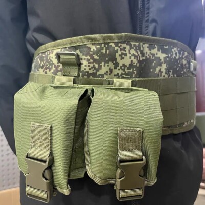 Double Frag Grenade Belt Pouch Tactical Military Molle EDC Tool Bags ...
