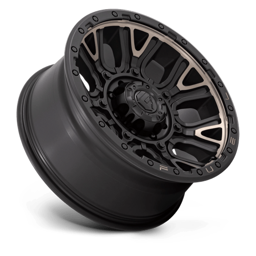 Fuel D824 Traction Matte Black With Double Dark Tint Wheels: 20x9 ...