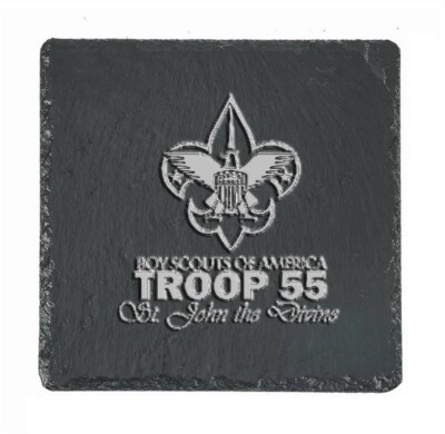 Troop 55 Houston Slate Coaster | eBay