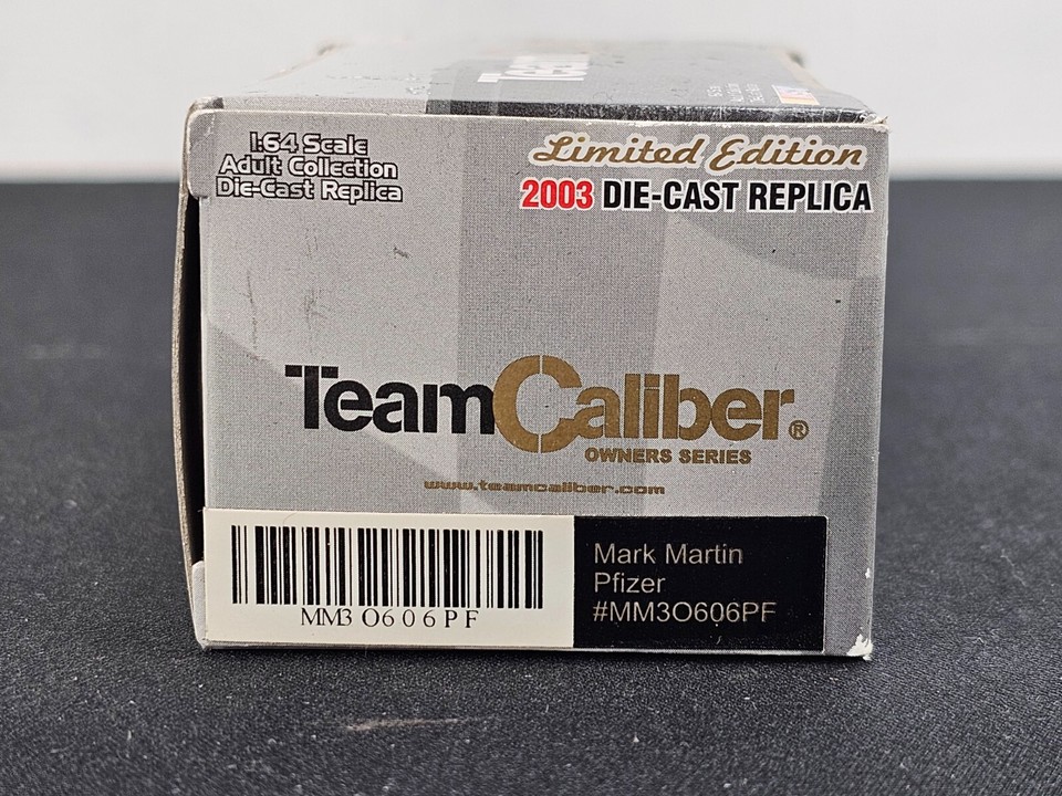Mark Martin 2003 Team Caliber Owner Series Pfizer 1-64 Die-Cast Replica ...