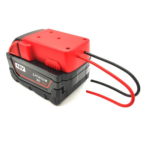 Battery Adapter For Milwaukee M18 Li-Ion Battery Power Connector ...