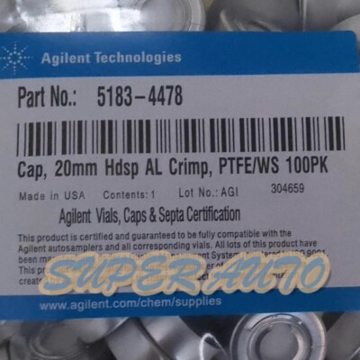 100pcs/pack New FOR Headspace Sample Caps 5183-4478 20mm | eBay