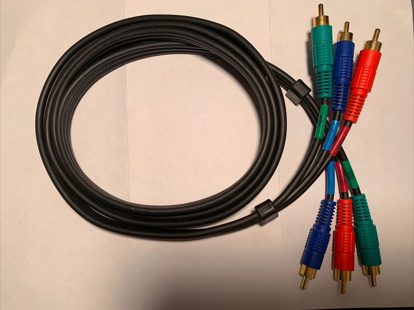 RCA Red Blue Green 6 Ft Composite Video Stereo Audio AV Cable Cord Wire ...