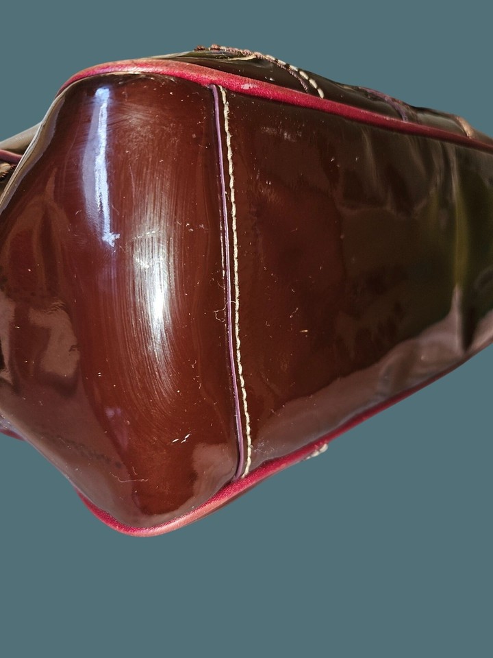Coach Leatherware Gallery Wingtip Patent Leather Tote/Shoulder Bag ...