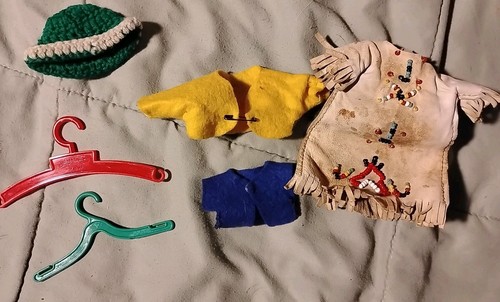 Vintage Handmade? Ginny Ginger 8" Doll Clothes Lot - Dress, Skirt, Hat ...