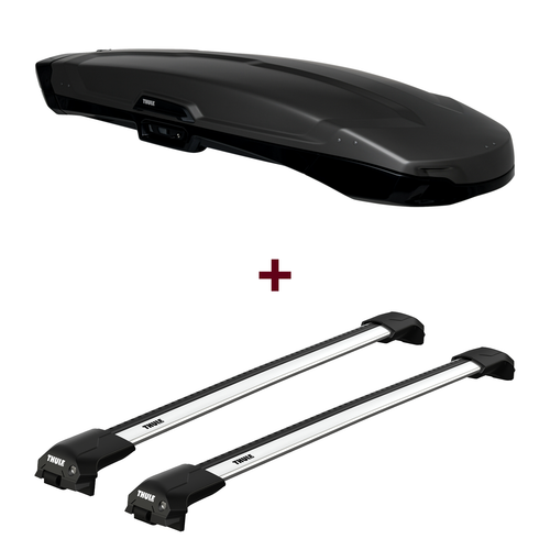 Dachbox Thule Vector Alpine + Dachträger Thule für Dacia Sandero I set neu | eBay.de