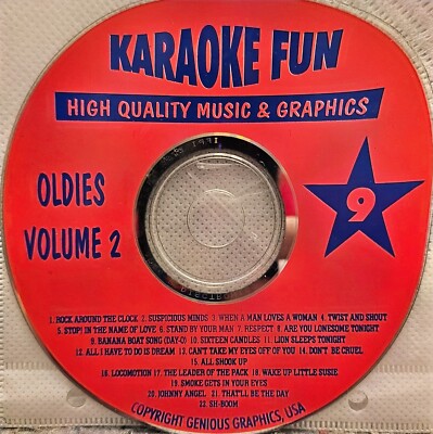 OLDIES KARAOKE FUN KARAOKE CDG | eBay