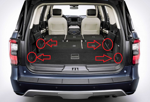 Rear Trunk Floor Style Mesh Cargo Net for LINCOLN NAVIGATOR 2018-2026 ...