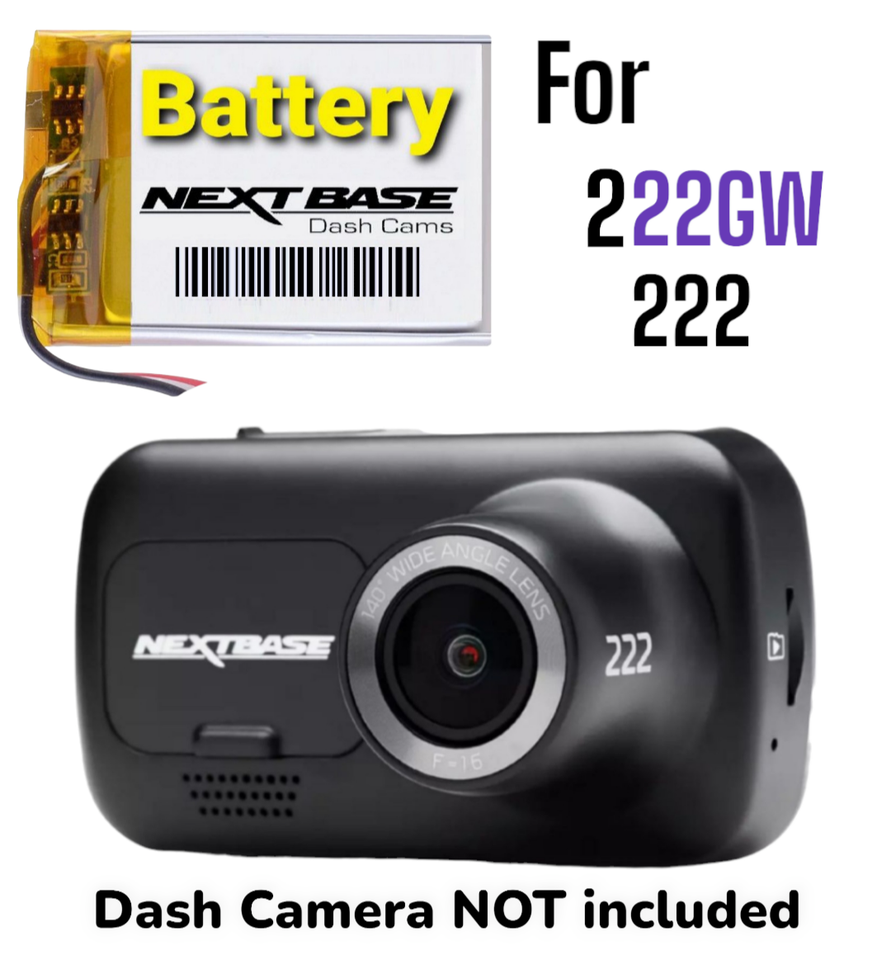 Nextbase Dash Cam Replacement Battery UPGRADE For All Nextbase Dash ...