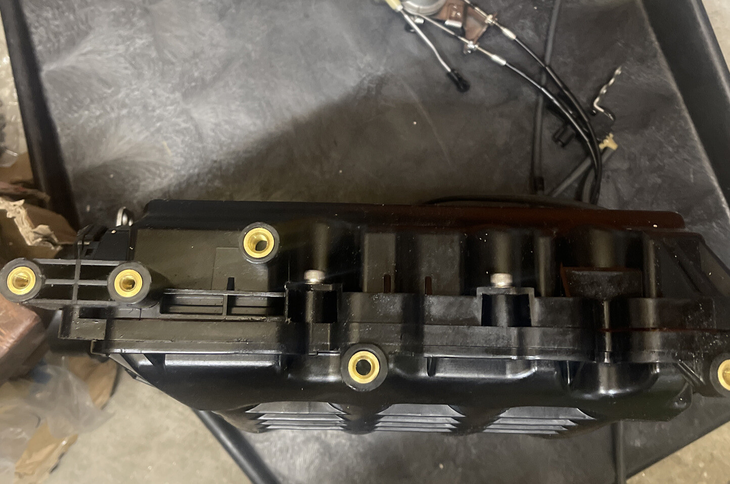 INTAKE MANIFOLD W/ THROTTLE BODY & Attached cable/link rod PA6-GF35 | eBay