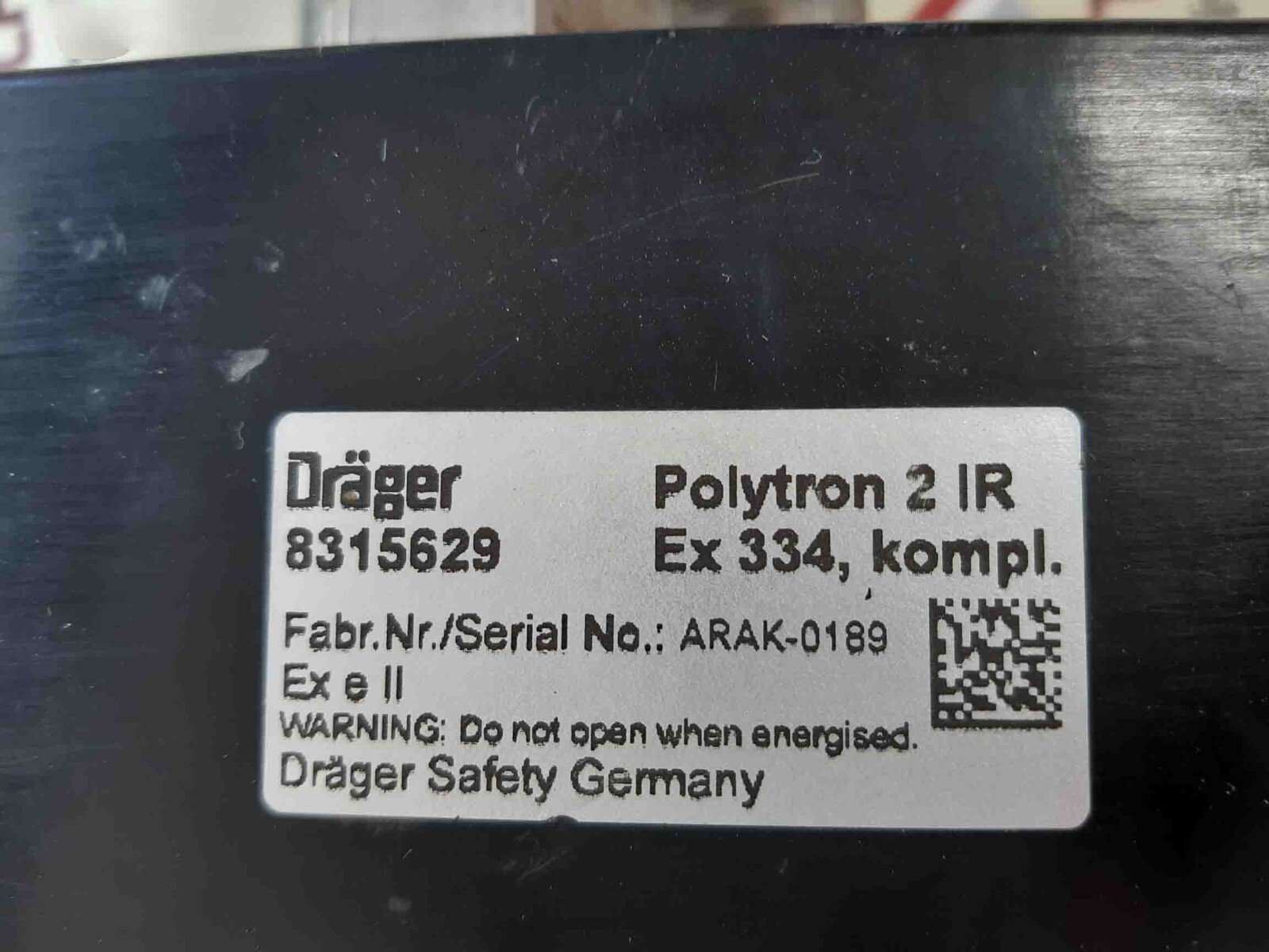 Drager polytron 2 ir style 334 infrared gas detector 6810100 | eBay
