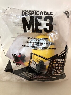 McDonalds 2017 Minions - Despicable Me 3 Crab Bite Minion New Sealed | eBay