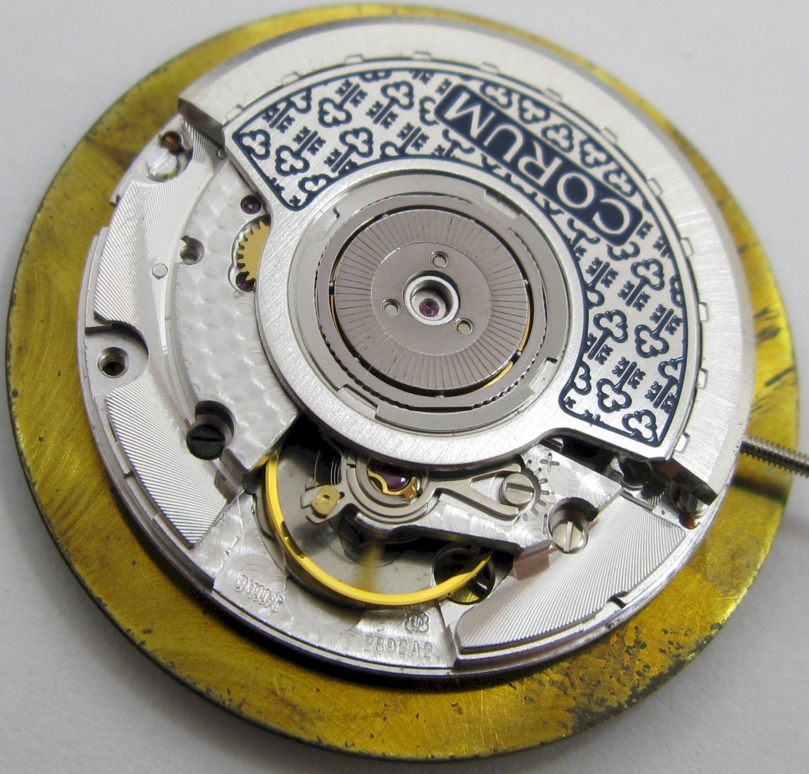 Corum ETA 2892 A2 automatic watch movement & dial for parts | eBay