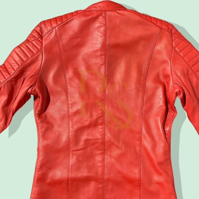 Men's Leather Suit Red Leather Suit Genuine Soft Lambskin Leather Suit ...
