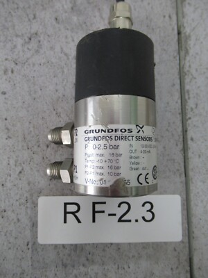 Grundfos DPI Differential Pressure Sensor 0-2.5 bar 12..30VDC | eBay