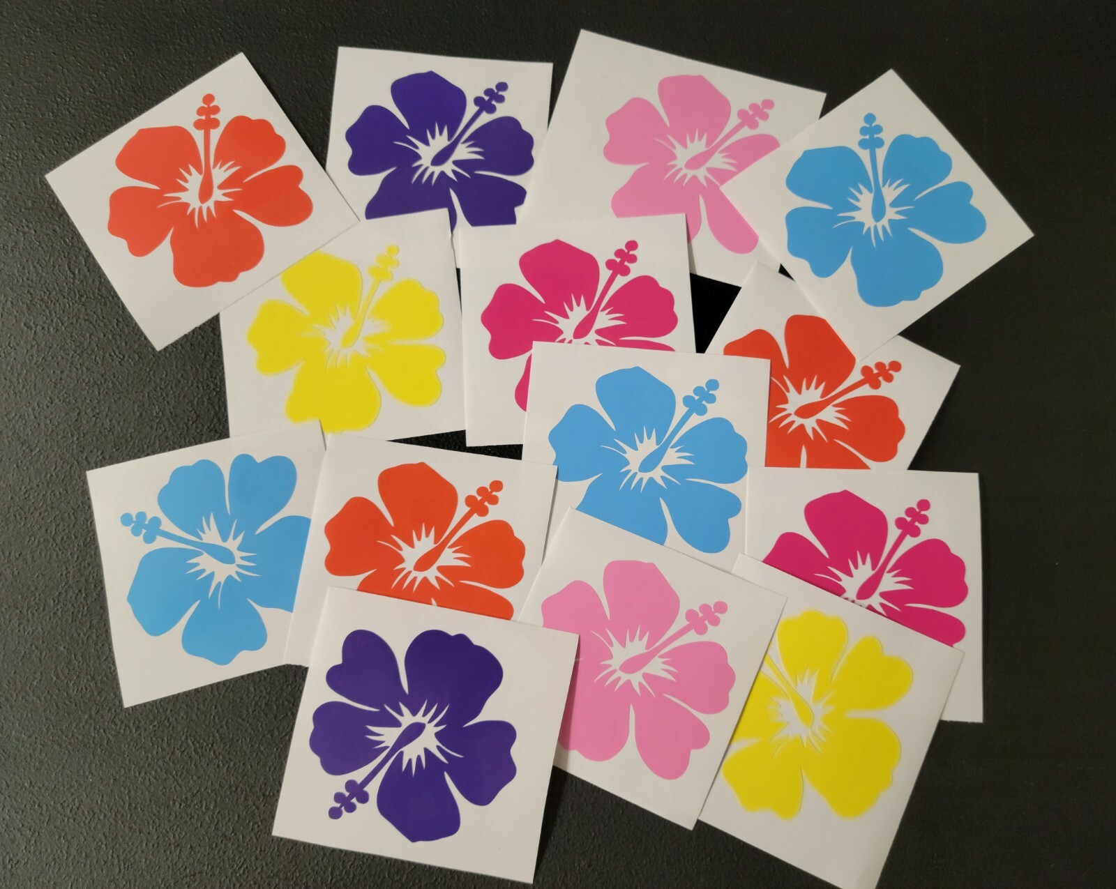 Hibiscus Hawaiian Flower Vinyl Decal Sticker Beach truck car laptop ...