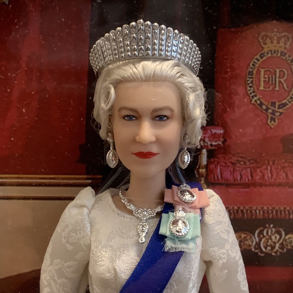 Most Expensive Barbie Signature Queen Elizabeth II Platinum Doll On The ...