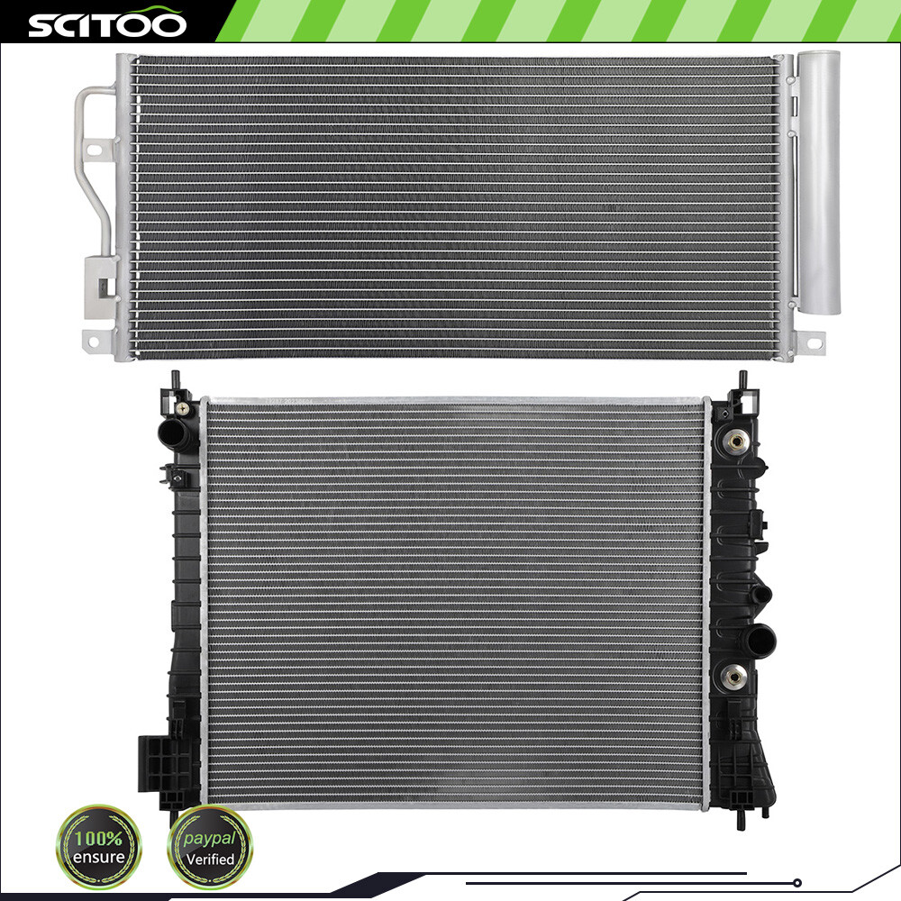 Car Radiator and A/C Condenser Kit Fits 2016 17-2019 Buick Encore ...