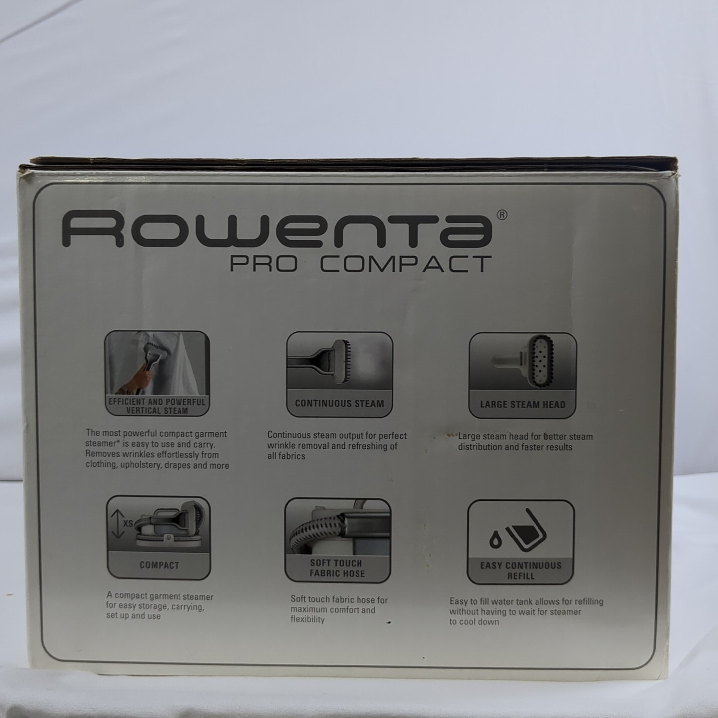 Rowenta Pro Compact Garment Clothing Portable Steamer IS1430 Used ...