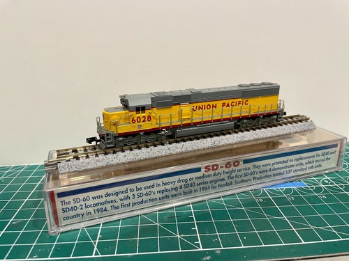 NEW N Scale Atlas Locomotive SD-60 Union Pacific #6028 DC (Decoder ...