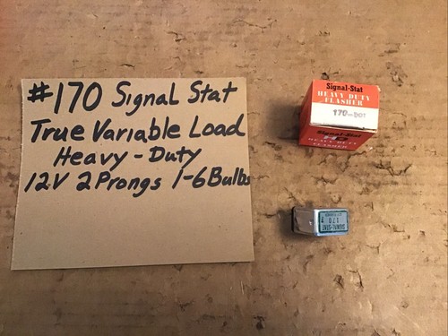Signal Stat True Variable Load 12v Heavy Duty 2 Prong Flasher USA Made ...