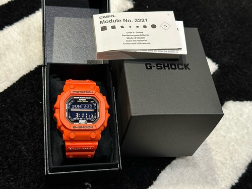 Casio G-Shock Tough Solar GX-56-4 Rescue Orange with Box | eBay