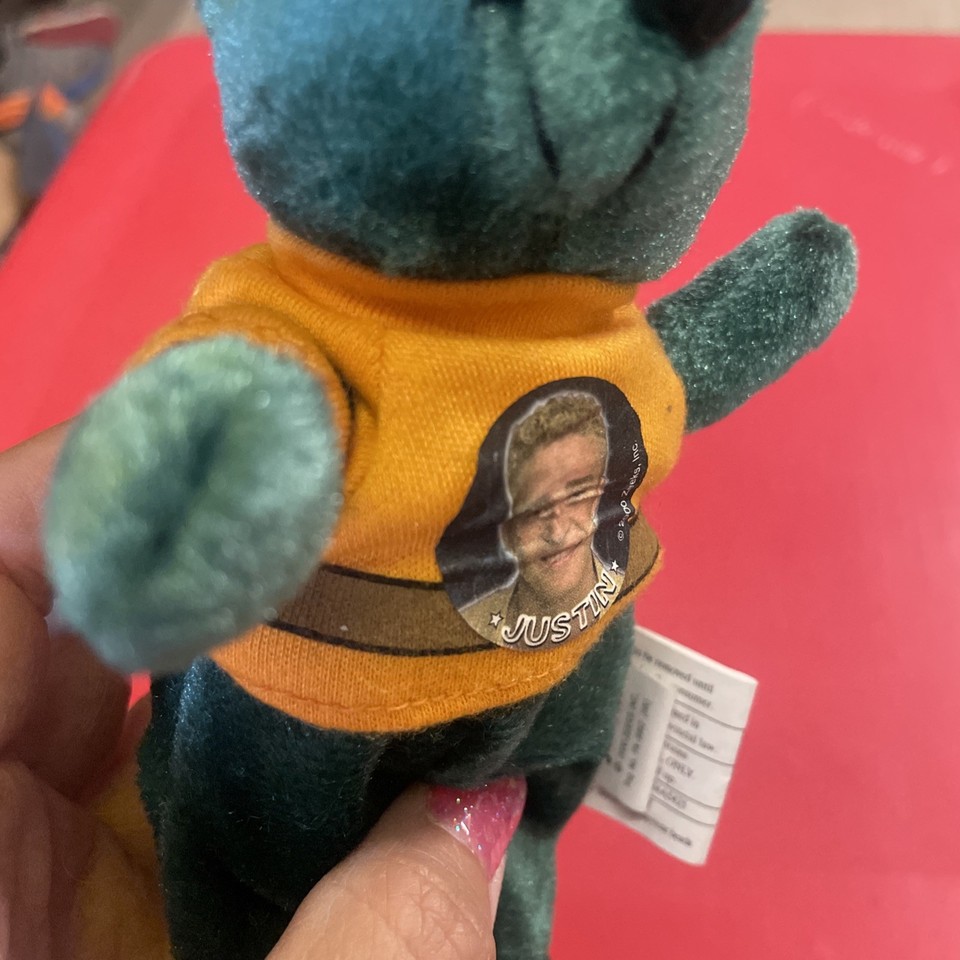 NSYNC Plush Beanie Bear Justin Timberlake 8” Limited Edition Rare Bear ...