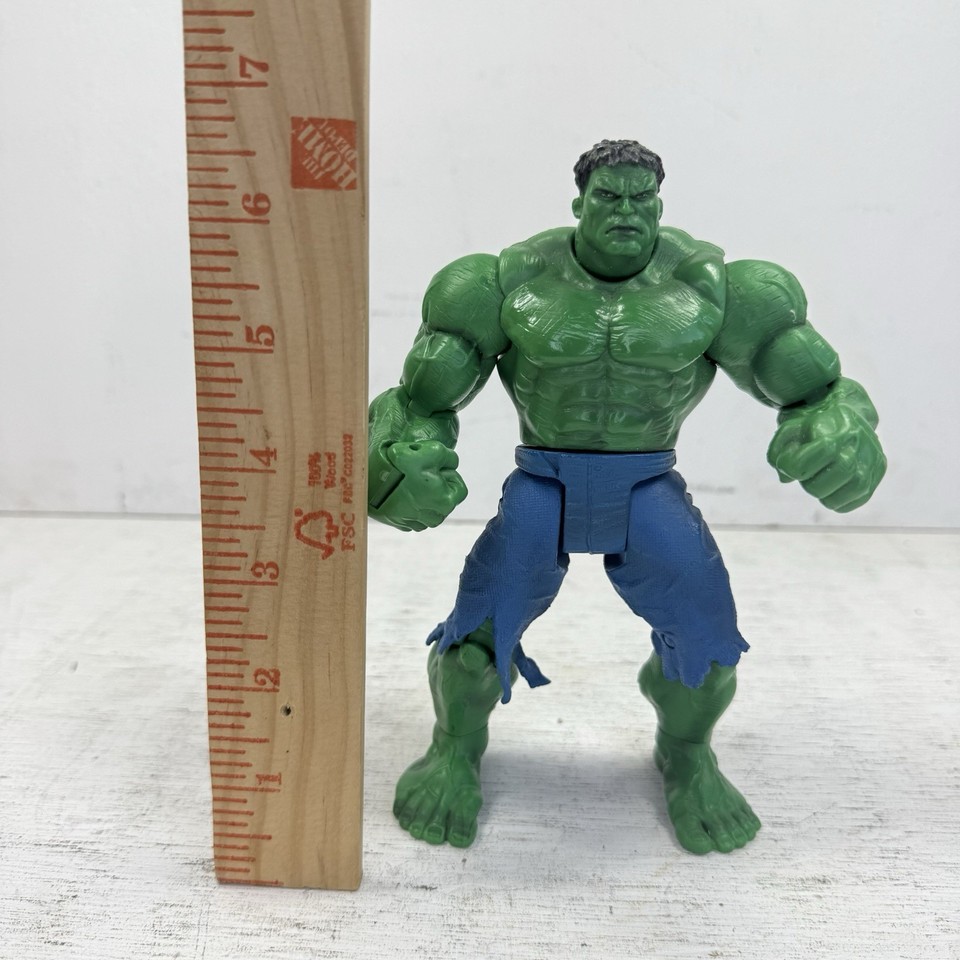Marvel The Hulk Movie Punching Hulk 6.5" Action Figure 2003 ToyBiz ...