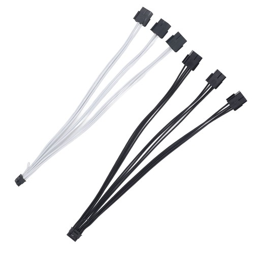 16Pin To 3X 8 Pin Gpu Cable PCIE 5.0 12VHPWR Right Angle 12+4 Pin To ...