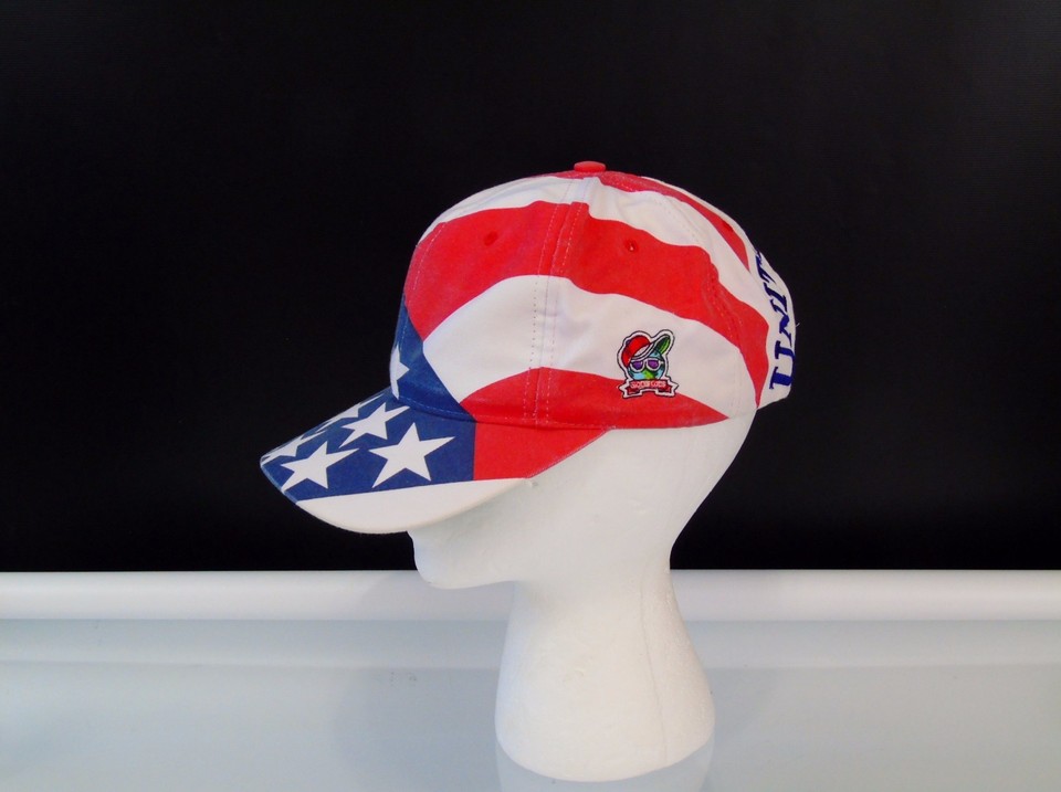 USA Flag Baseball Hat Snapback Cap Undervisor US Map Global Caps ...