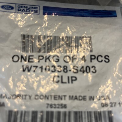 Genuine Ford Lower Center Pillar Trim Retainer Clip W710338-S403 (qty ...