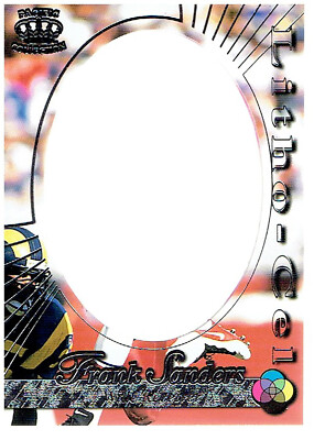 1996 Pacific Litho-Cel Cels Silver #Cel-4 Frank Sanders Cardinals | eBay