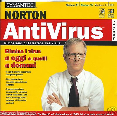 VINTAGE CD SYMANTEC NORTON ANTIVIRUS 4.0 WINDOWS NT 95 3.1 1997 | eBay