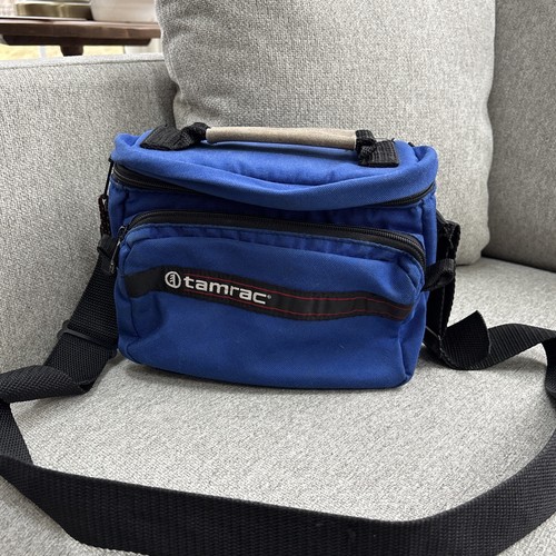 Tamrac Camera Blue Bag Vintage w/ Shoulder Made In USA | eBay