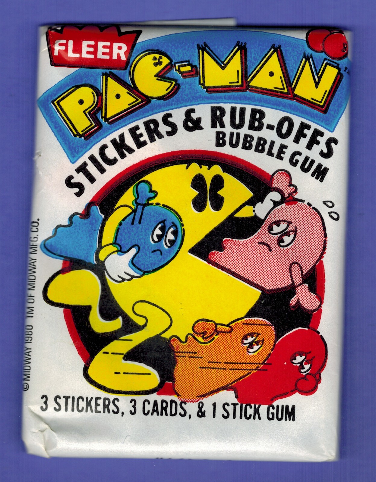1980 Pac Man Cards