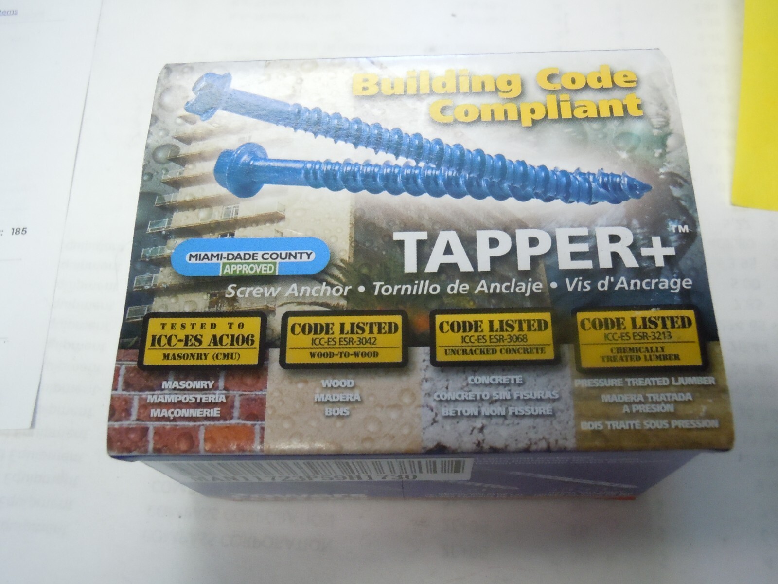 Powers Fasteners 2740SD-PWR Concrete Screw Anchor Box of 100 | eBay