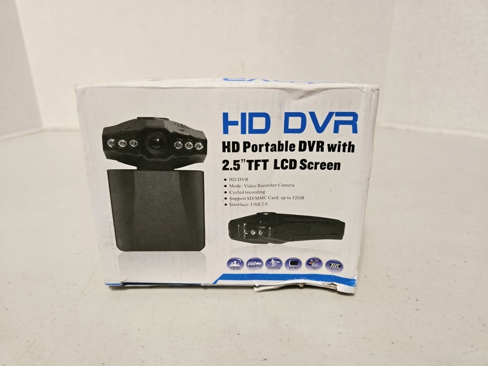 HD DVR Dashcam HD Portable DVR with 2.5" TFT LCD Screen - New in Box | eBay