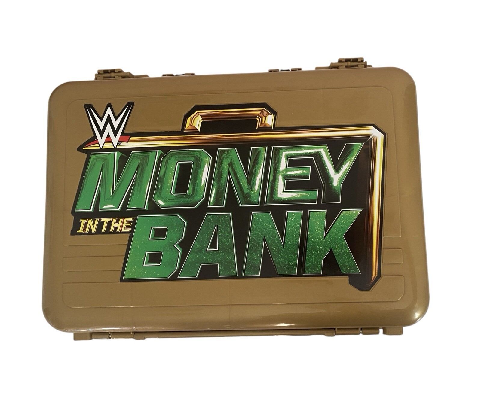 WWE Wrestling Toy Lot 11 Figures Belt Money Bank Case Working ...