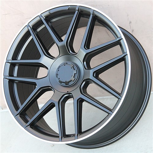 SET(4) 22x10 5x112 BLACK WHEELS FIT BENZ GLS450 GLE350 GL450 ML350 ...