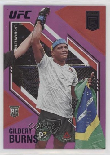2021 Panini Chronicles UFC Elite Purple 35/49 Gilbert Burns #159 Rookie ...