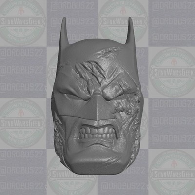 Ed McGuinness Batman v5 custom head for 1:6 1:10 1:12 1:18 DC Comics ...