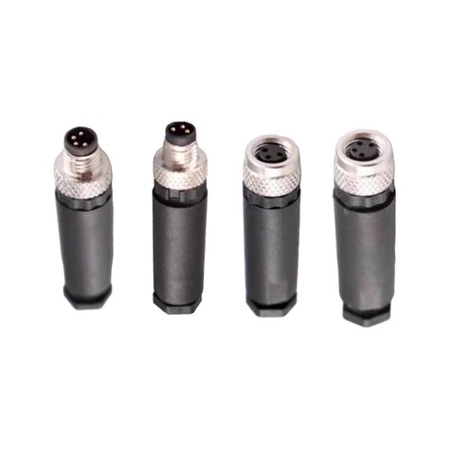 Heavy Duty M8 IP67 Waterproof Connector with Threaded Locking Mechanism ...