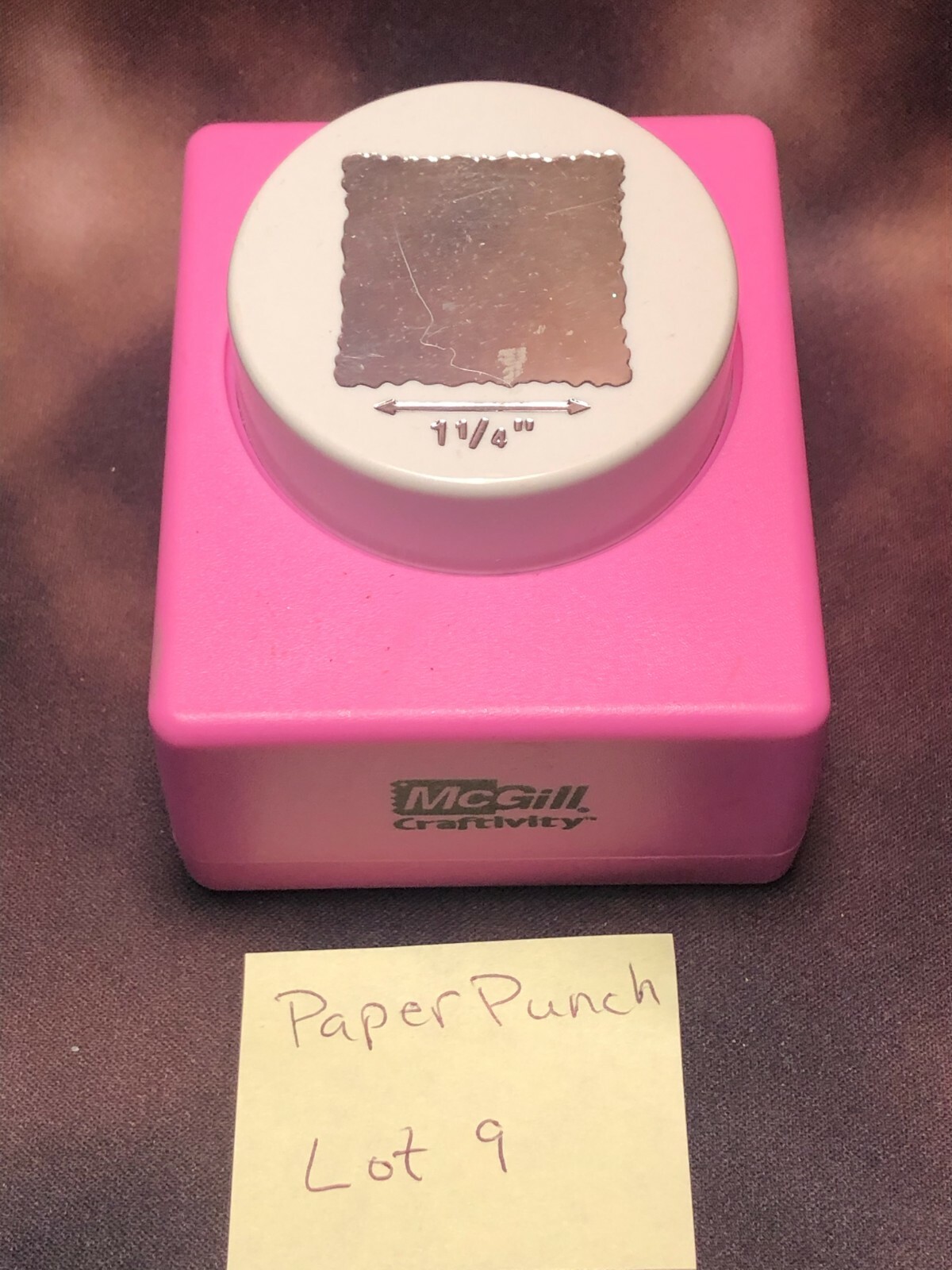 McGill 1 1/4 Deckle Stacking Square Craft Punch Scrapbooking Tool Lot 9 ...