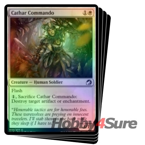 Foil Cathar Commando X4 M/NM Magic: The Gathering MTG Innistrad: Midnight Hunt | eBay