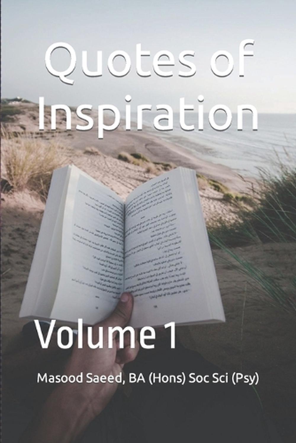 Quotes of Inspiration vol 1 by Masood Saeed Paperback Book | eBay