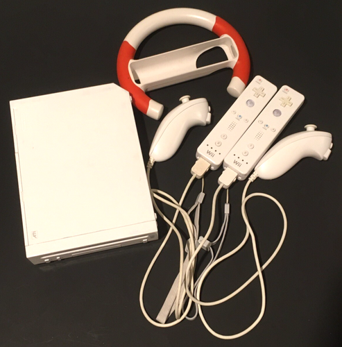 Nintendo Wii Console Controllers Missing Cords | eBay