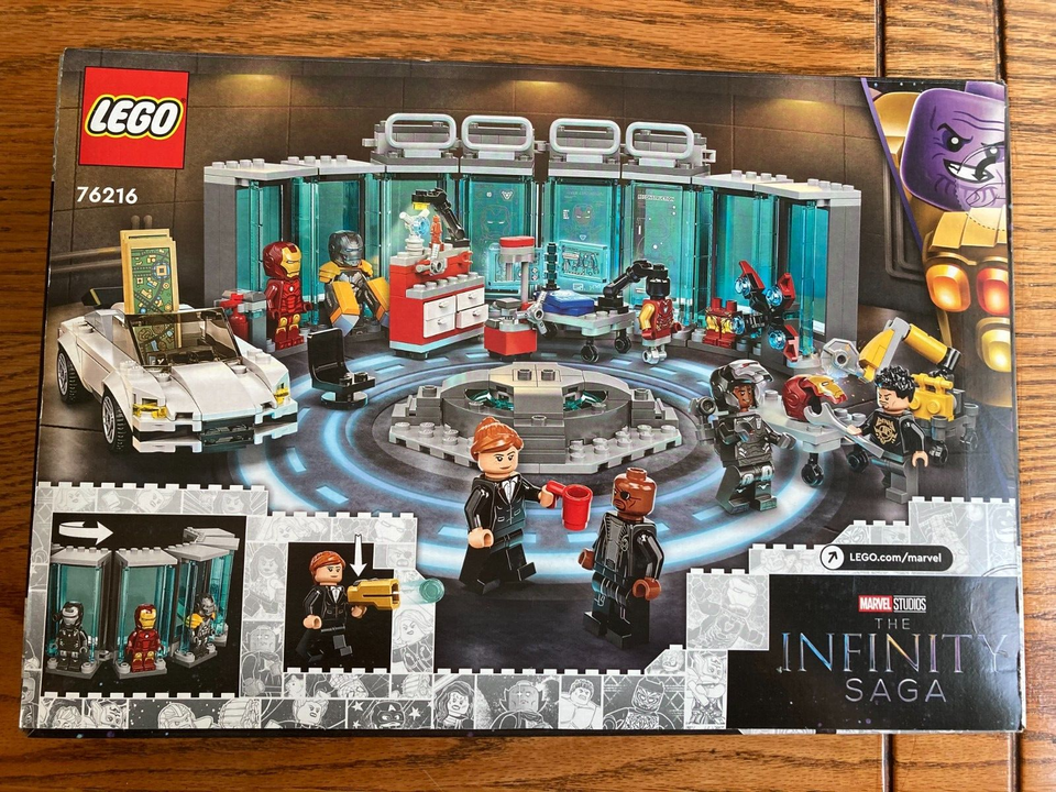 RETAIL PRICE *** LEGO 76216 Marvel Studios Iron Man Armory Factory ...
