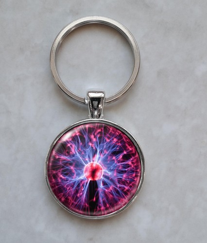 Plasma Ball Electricity Tesla Science Physics Engineering Keychain | eBay