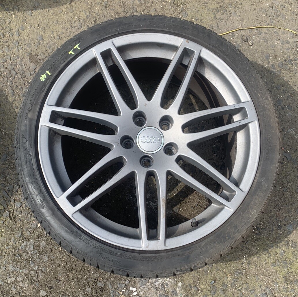 AUDI TT TTS MK2 8J RS4 2007-14 19 INCH LE MANS ALLOY WHEEL & TYRE ...